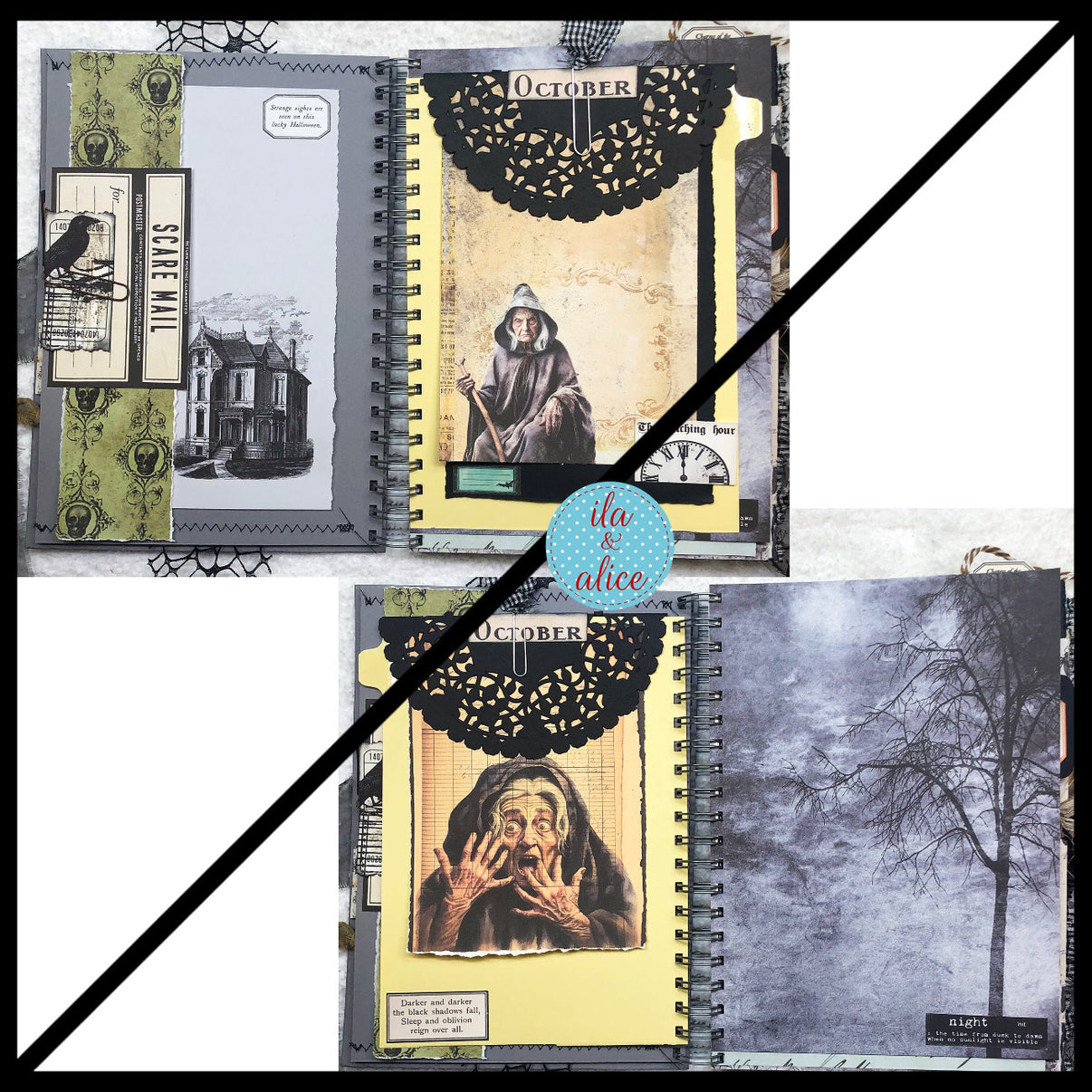 Spooky & Eerie Halloween Junk Journal Filled with Ghosts & Ghouls – ila ...