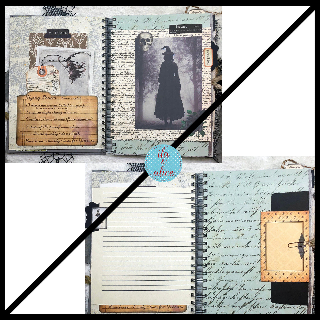 Spooky & Eerie Halloween Junk Journal Filled with Ghosts & Ghouls – ila ...
