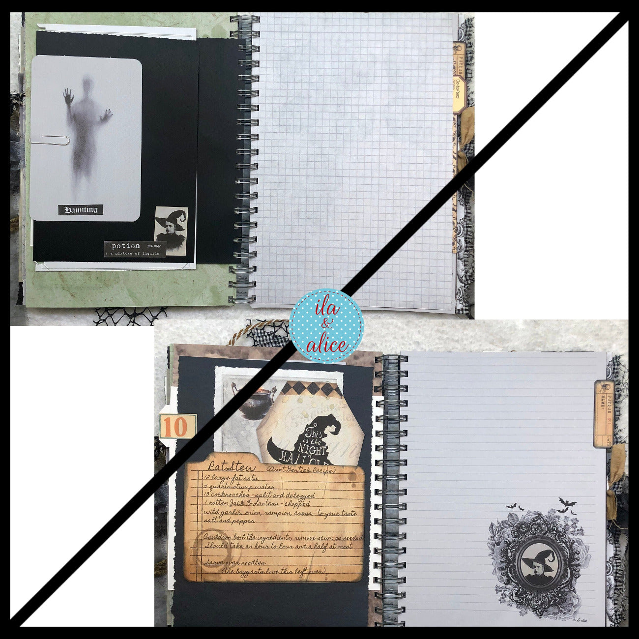 Spooky & Eerie Halloween Junk Journal Filled with Ghosts & Ghouls – ila ...