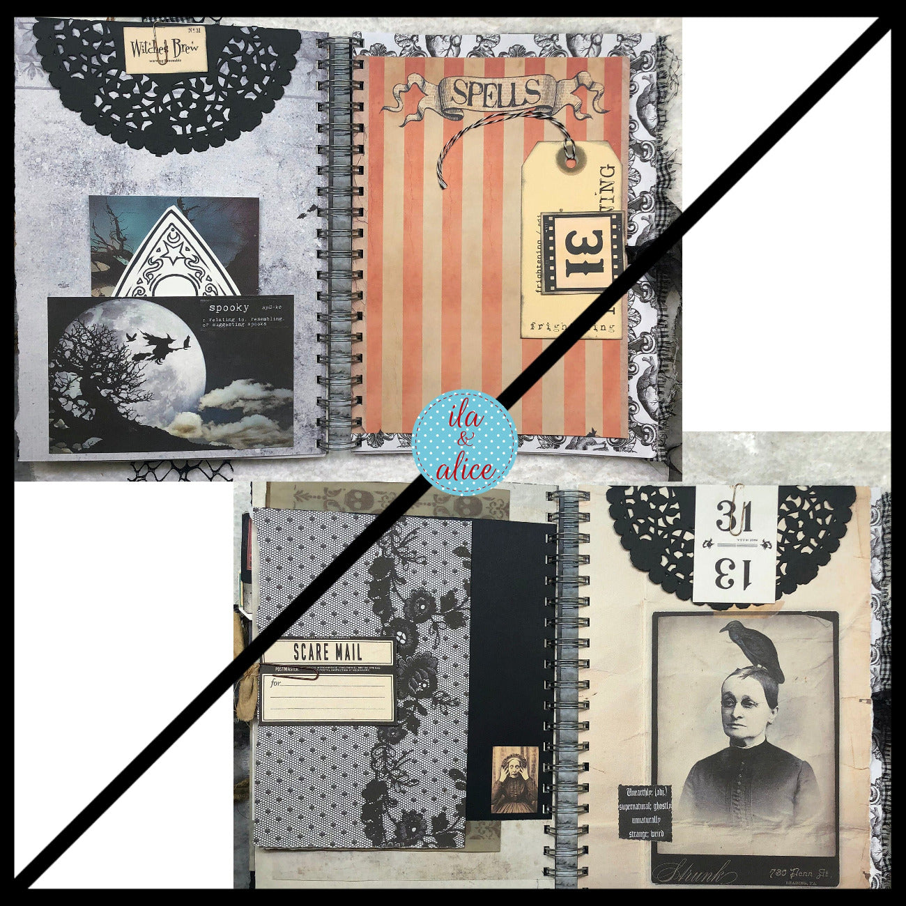 Spooky & Eerie Halloween Junk Journal Filled with Ghosts & Ghouls – ila ...