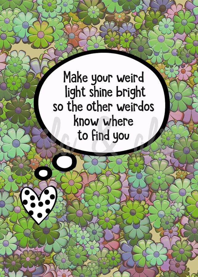 Weird is Good Postcards – ila & alice