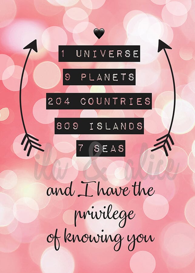 Friendship Postcards with Loving Quotes – ila & alice